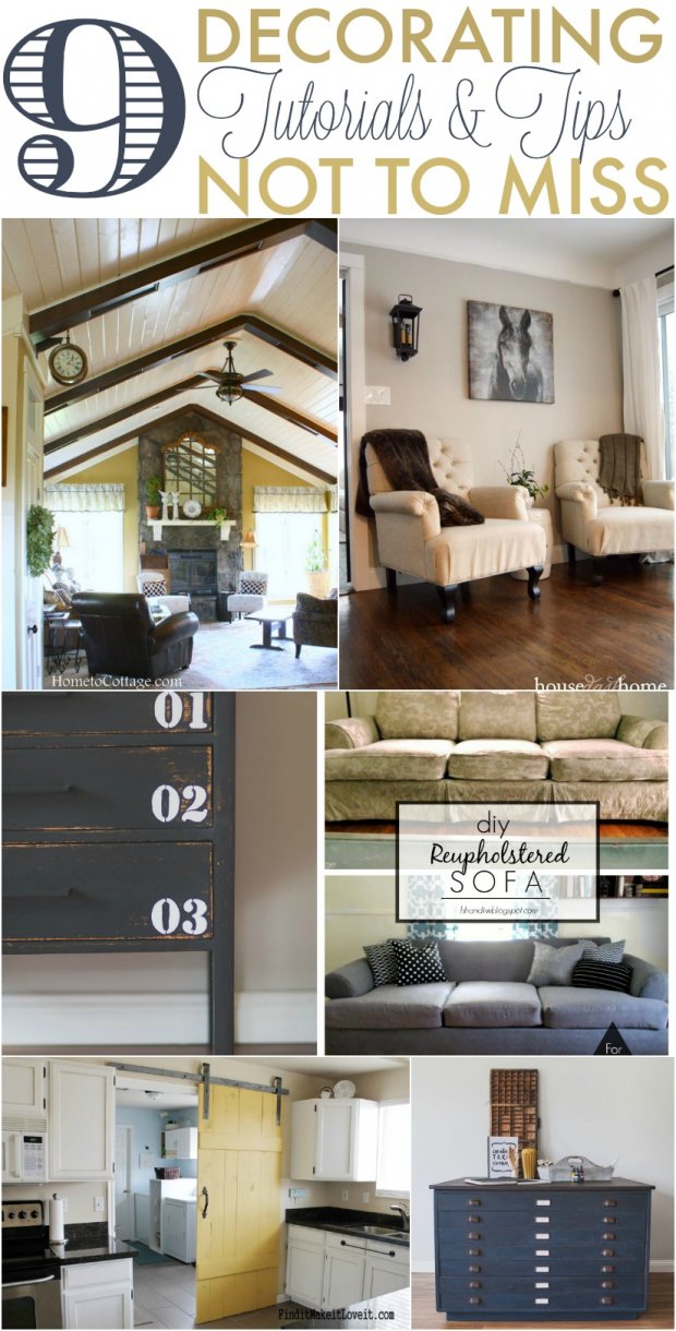 9 Decorating Tutorials and Tips Not to Miss