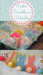 Bunny Easter Egg Countdown Calendar