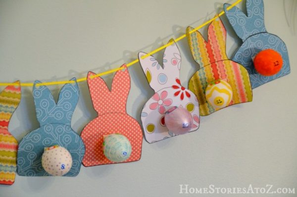 Bunny Easter Egg Countdown Calendar