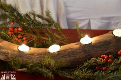 How to Make a DIY Tea-light Log