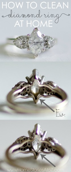 How to Clean a Diamond Ring at Home