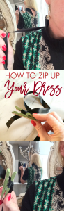 How to Zip Up Your Own Dress