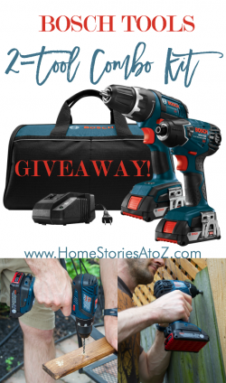 Building Memories: Bosch Tools Giveaway | Home Stories A to Z