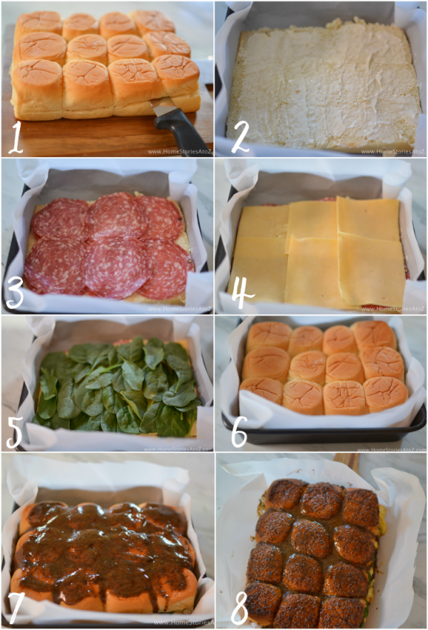 Amazingly Delicious Salami & Gouda Baked Sliders