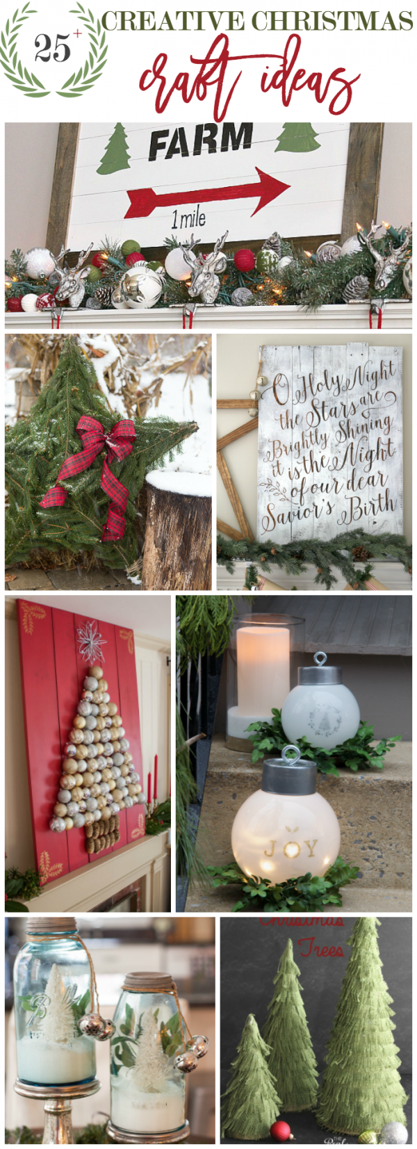 25+ Creative Christmas Craft Ideas