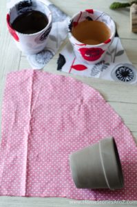 How to Mod Podge Flower Pots