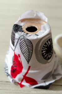 How to Mod Podge Flower Pots