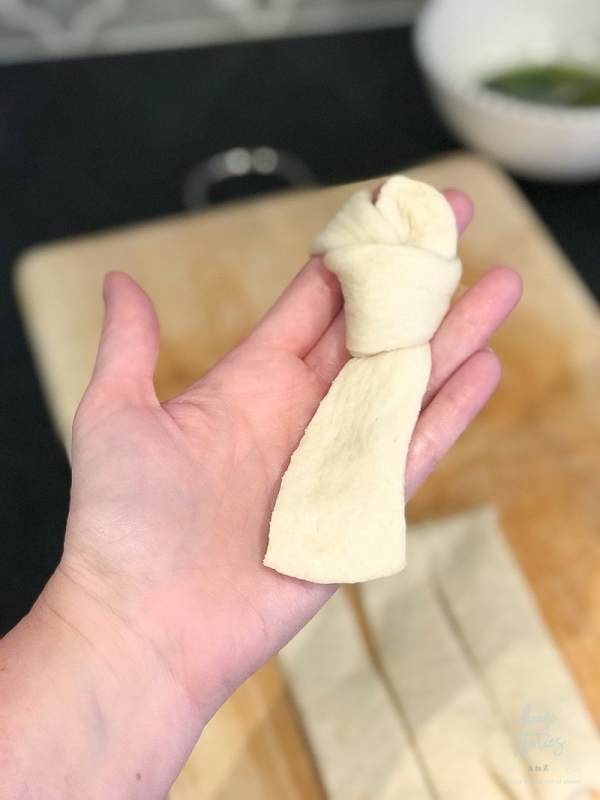 Christmas Tree Pull Apart Bread Garlic Knots