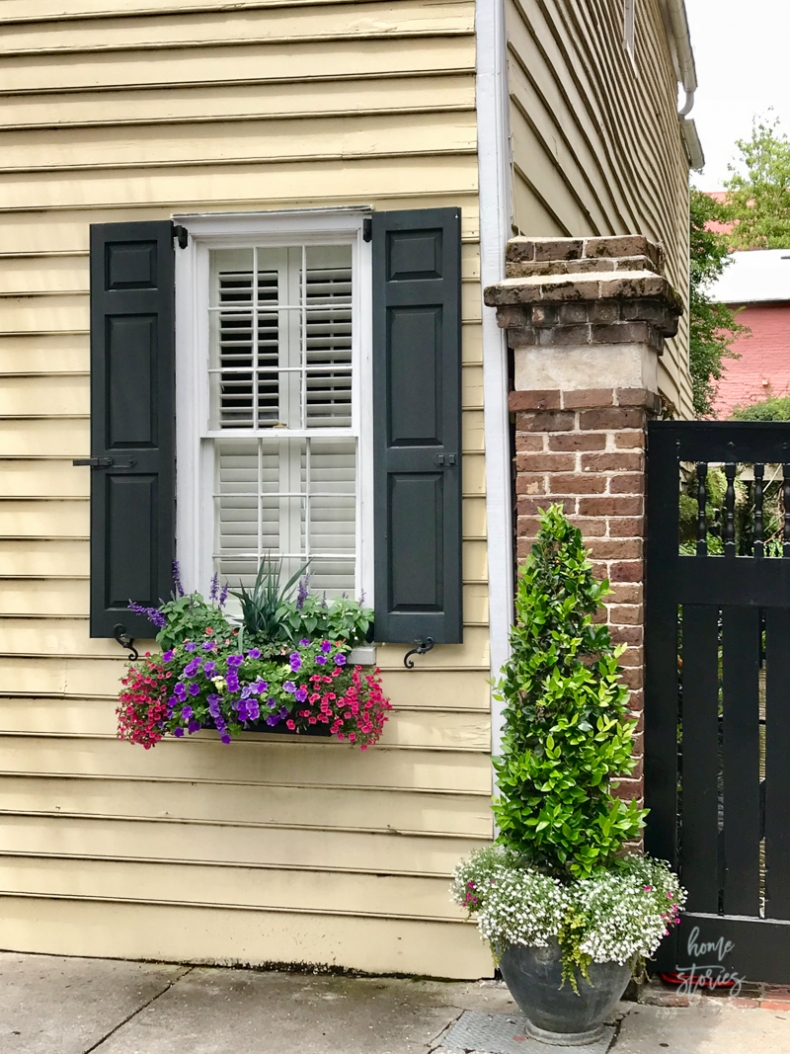 Flower Box Ideas: Window Flower Box Inspiration from Charleston Homes