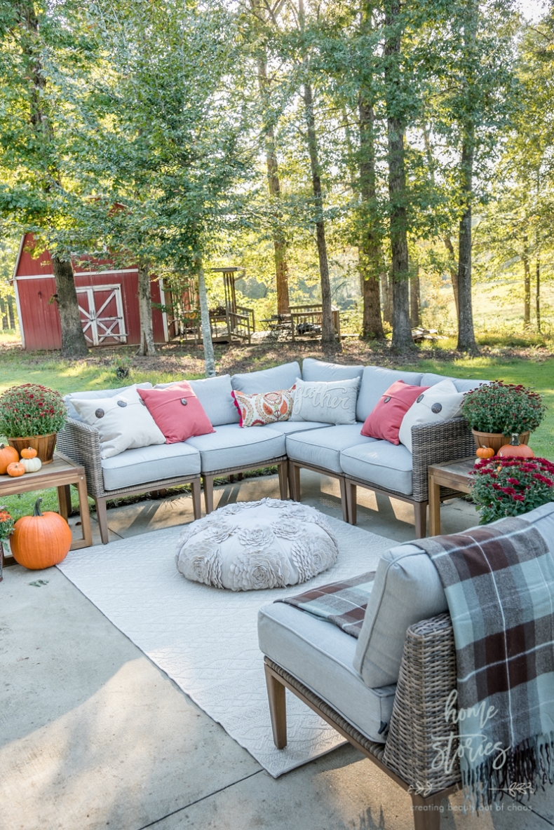 Affordable Fall Decor: 6 Tips for Southern Outdoor Patio Decorating and ...