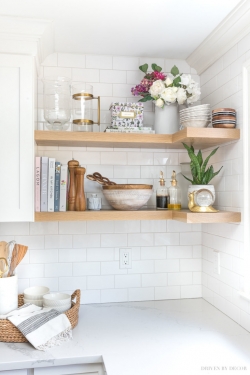 HOW TO BUILD AND INSTALL OPEN SHELVING