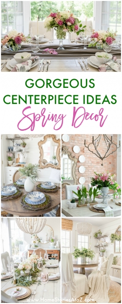 SPRING DECOR IDEAS: GORGEOUS CENTERPIECE IDEAS FOR YOUR TABLE