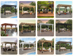 Adding Character: Beautiful French Country Pergola and Patio Decorating ...