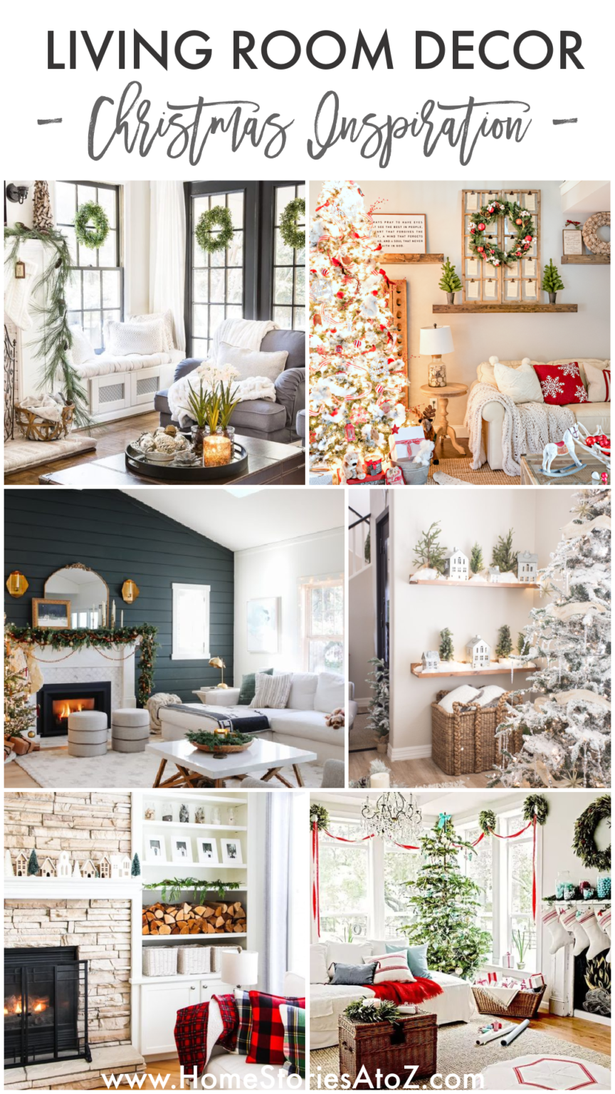 Christmas Decor Ideas: Christmas Living Room, Family Room, and Den ...