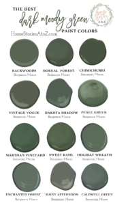 How to Make a Room Dramatic and Moody with Dark Green Paint